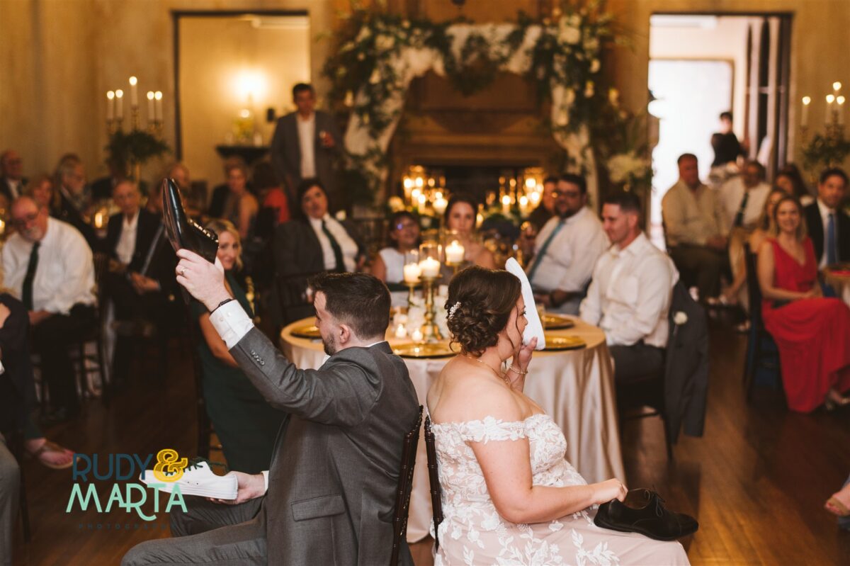 The Howey Mansion: Stephanie & Jordan's Classic White and Green Wedding